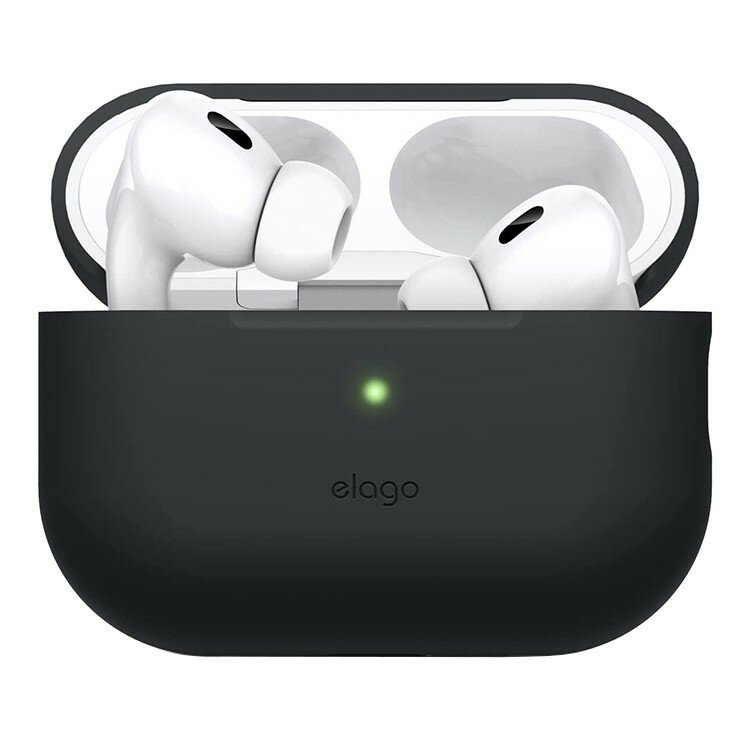Elago силиконовый чехол для AirPods Pro 2 (all), Silicone case Black