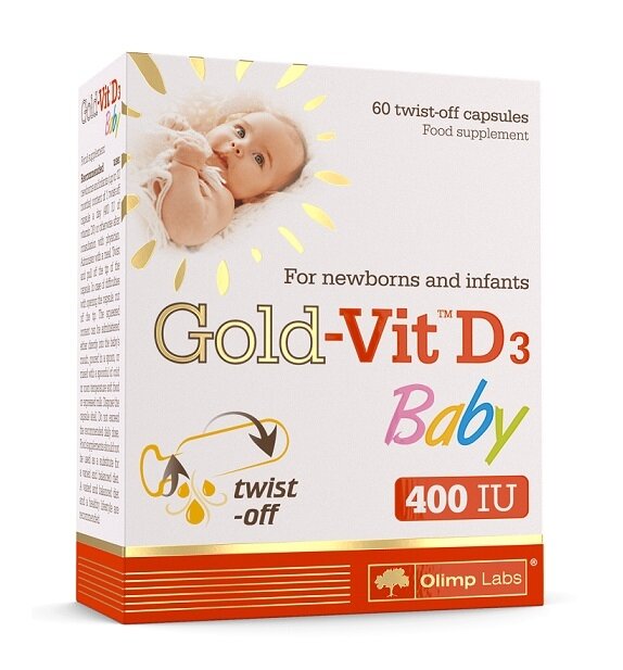 Olimp Sport Nutrition Gold-Vit D3 Baby (60 кап)