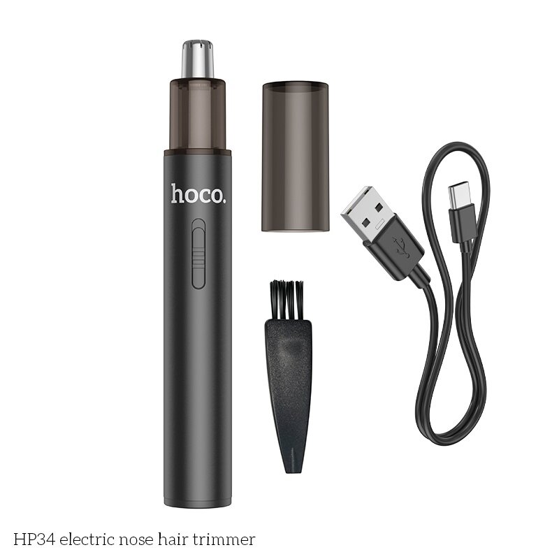 Триммер для носа и ушей /HP34 100mAh черный / Машинка для стрижки
