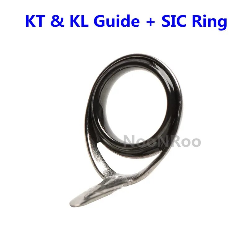 Направляющие для удочек NooNRoo KT & KL, SIC кольца Silver, Size 5--15pcs