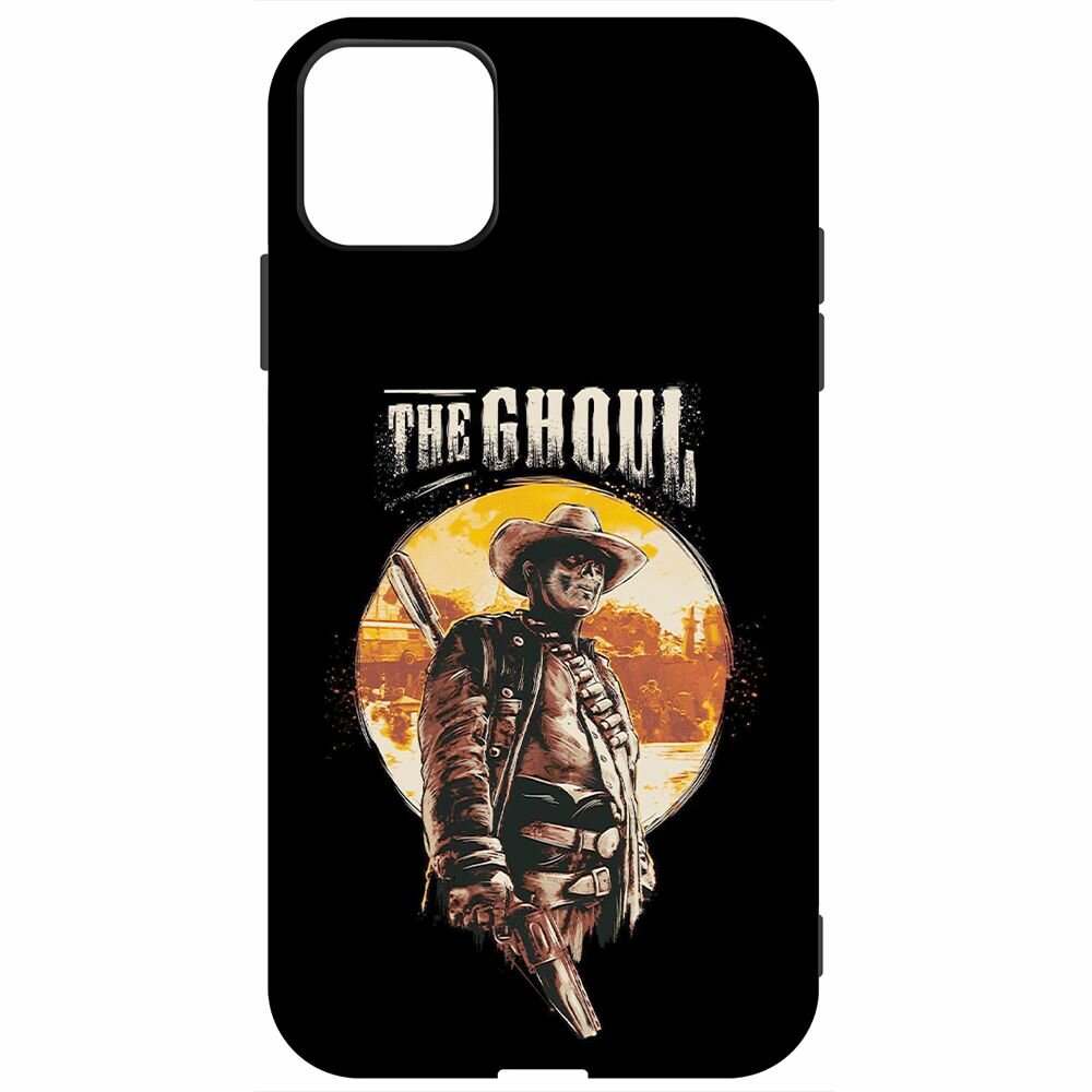 Чехол-накладка Krutoff Soft Case Фоллаут (Fallout) - Гуль для iPhone 11 черный