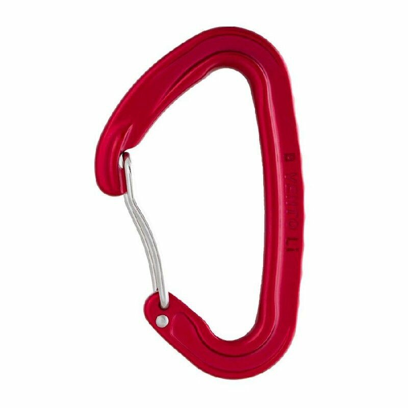 Карабин Венто "Light" со скобой, красный