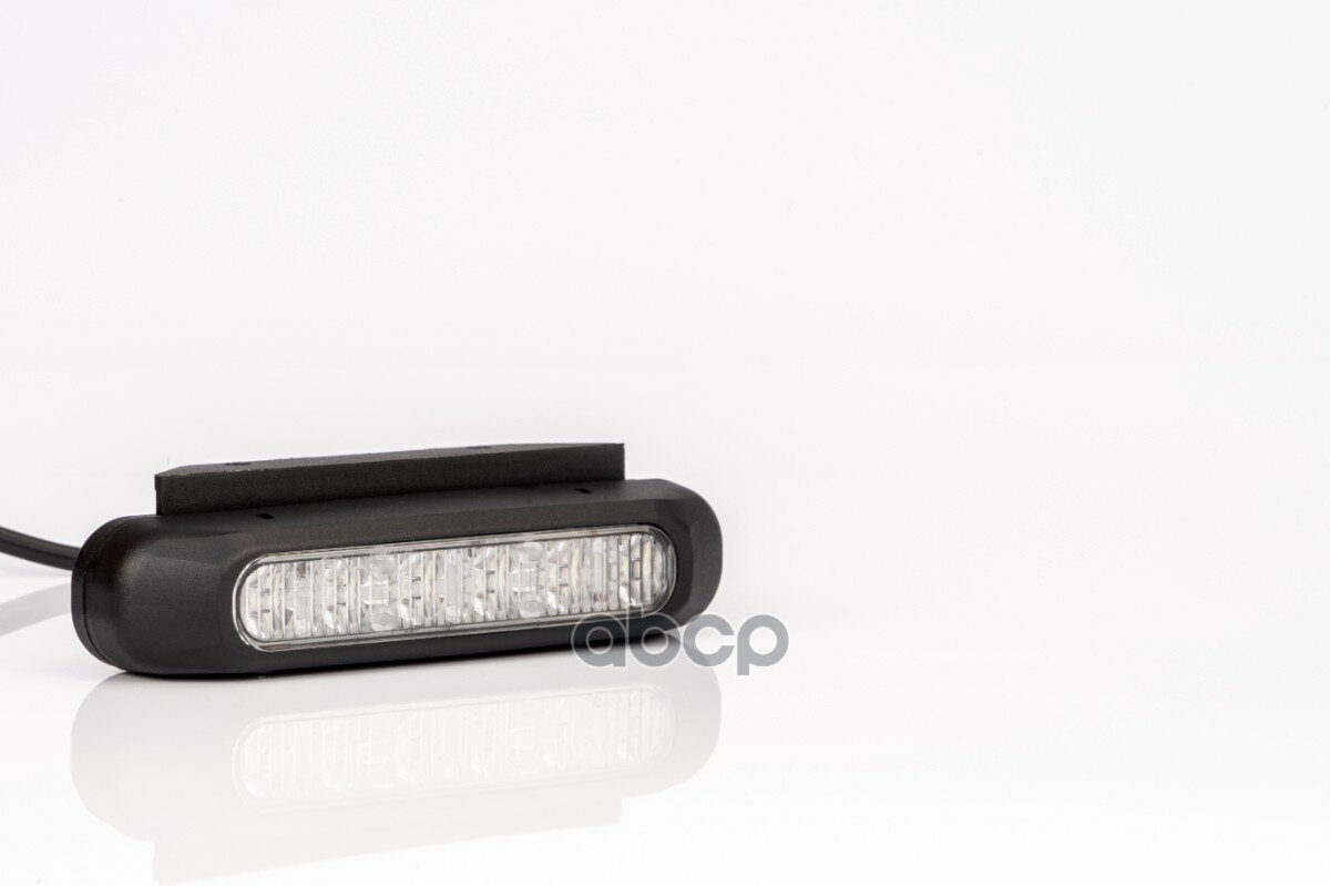 Фонарь предупредительно-сигнальный LED синий 12-36В с кронштейном и кабелем длиной 3,5 м. Fristom арт. FT200NLED