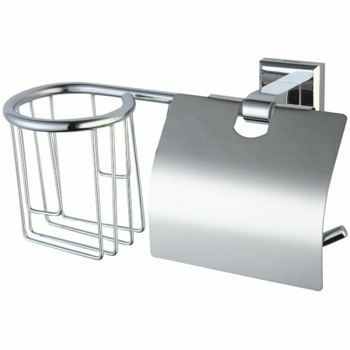 Держатель Savol (Савол) для туалетной бумаги и освежителя воздуха хром S-R09551