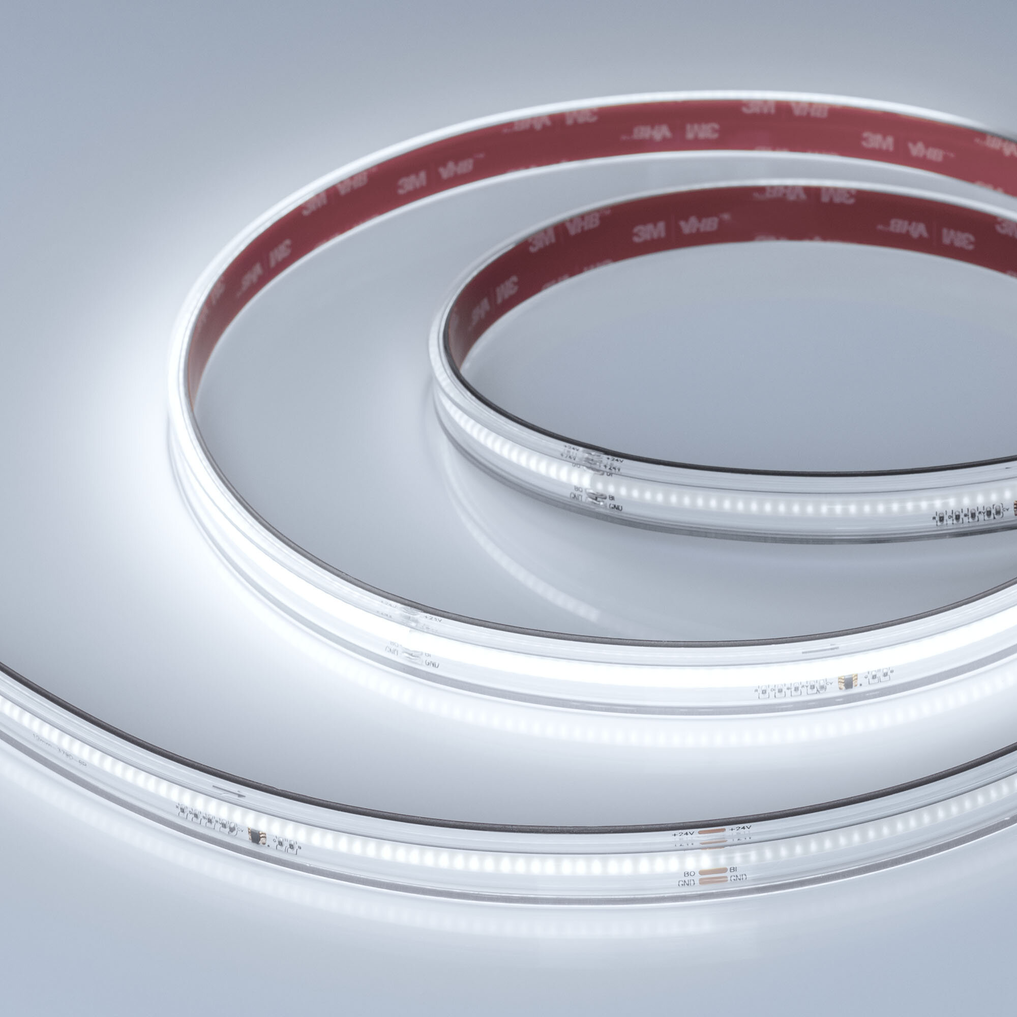 Лента светодиодная Arlight Лента герметичная SPI-COB-PS-X378-14mm 24V White6000-PX63-BPT (7 W/m, IP67, 5m) (Arlight, бегущий огонь), 5м