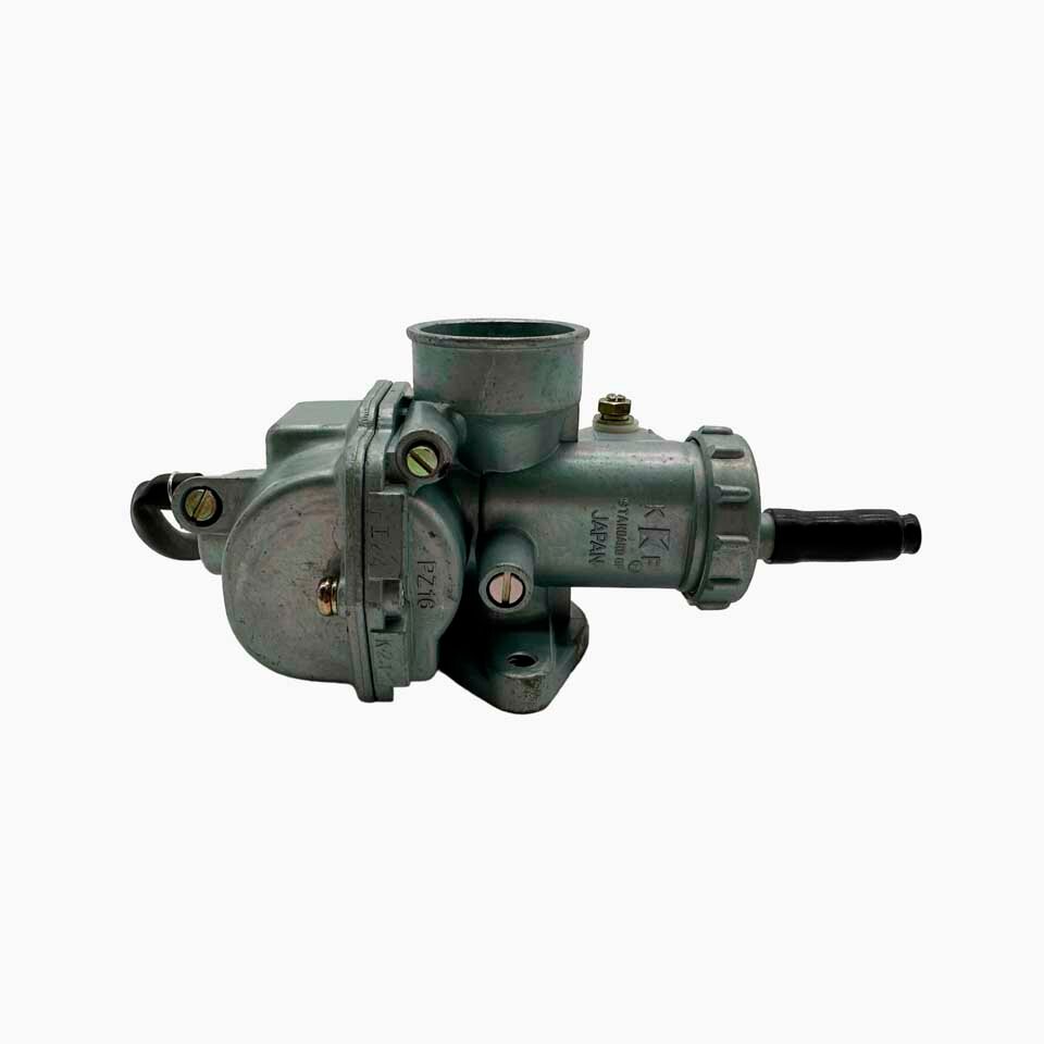 Карбюратор на мопед Альфа, Дельта 50-72см3 PZ16 (KEIHIN) (железный рычаг заслонки)