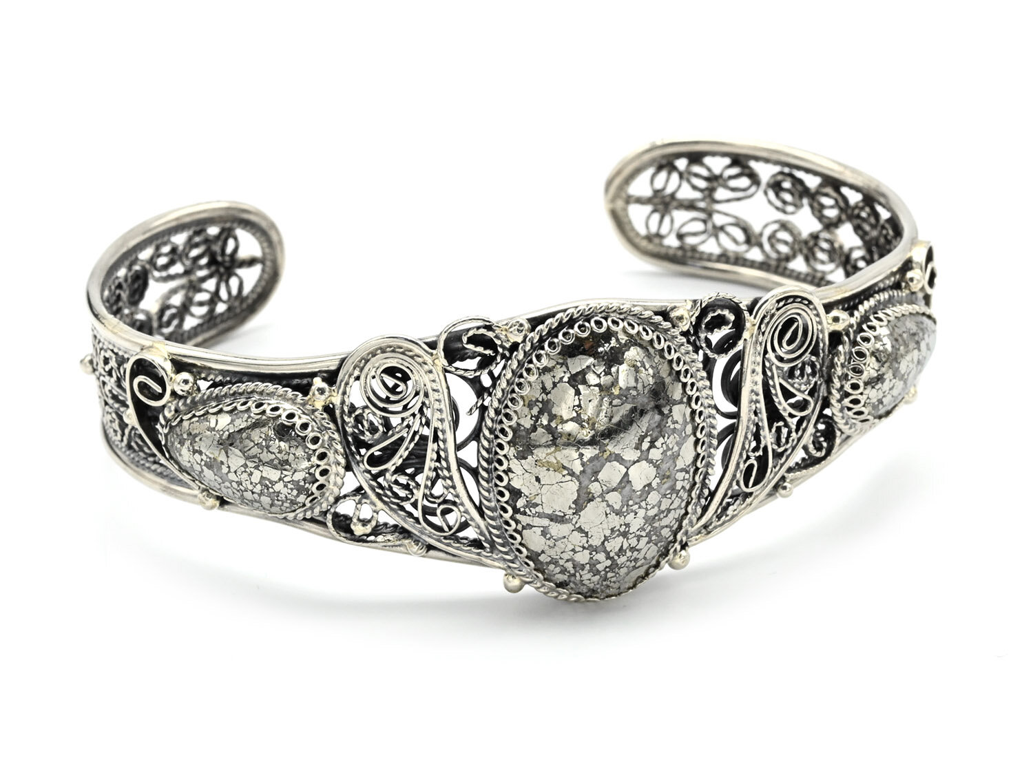 Браслет, пирит