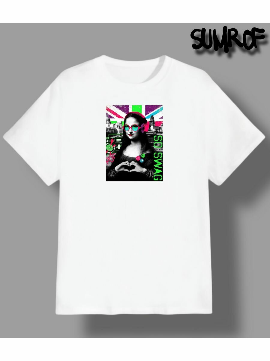 Футболка мона лиза прикол