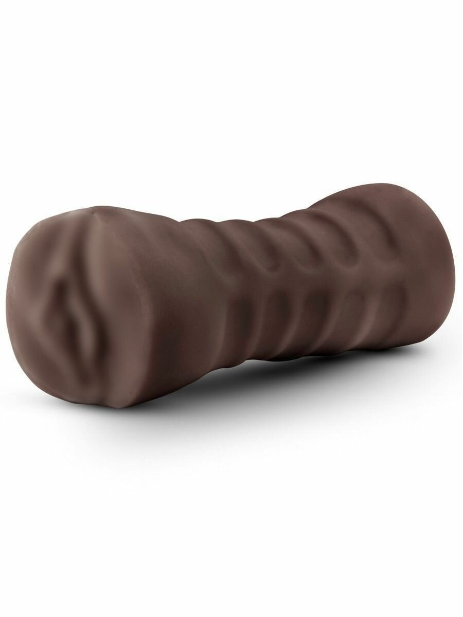 Мастурбатор для мужчин: вагина с вибрацией "HOT CHOCOLATE ALEXIS CHOCOLATE" 5см