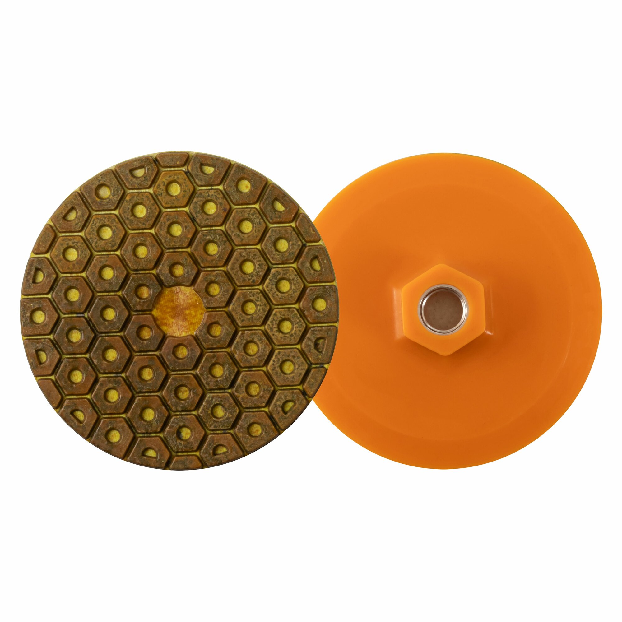 Круг алмазный гибкий шлифовальный DLT №21, Ø100мм, зерн.#100, для сухой и мокрой шлифовки АГШК, арт.2928