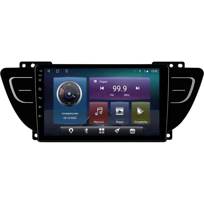 Магнитола CRS-300 Джили Атлас Geely Atlas 2016-2021 - Android 11 - Процессор 8 ядерный - Carplay - DSP 36 полос - 4G