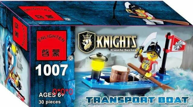 Конструктор "Транспортная ладья" 30 деталей в коробке