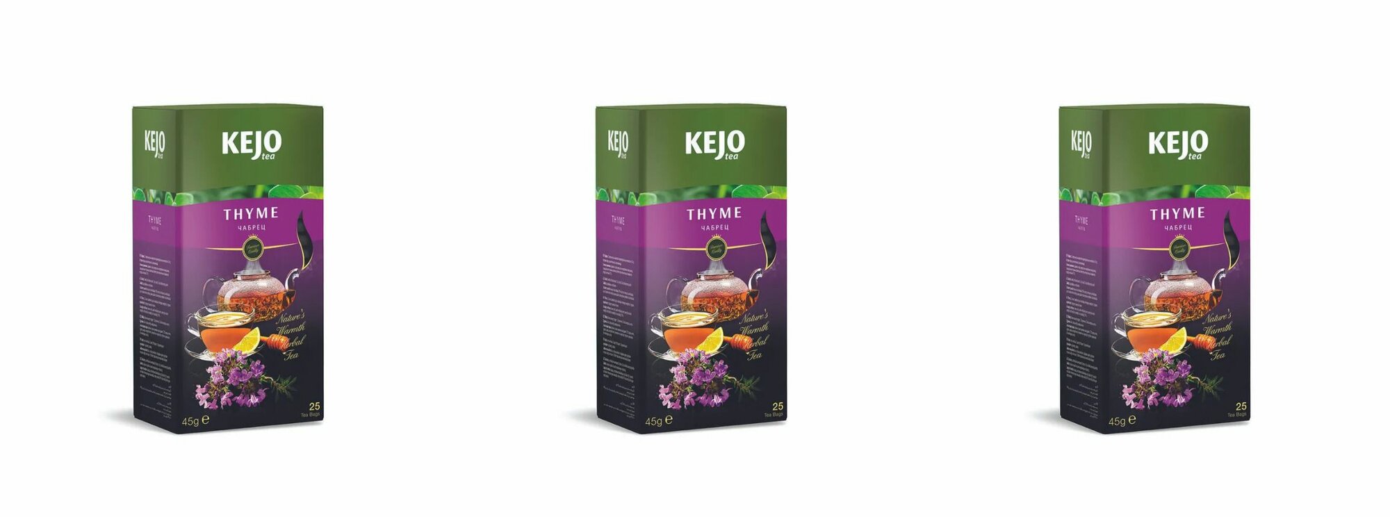 KEJO Чай Чабрец, 25 пак, 3 шт