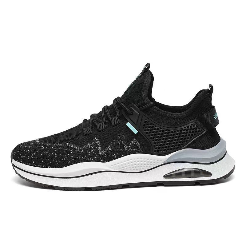 Мужские кроссовки Flyknit 2025 года, новый стиль, дышащая спортивная обувь, повседневные кроссовки на воздушной подушке в корейском стиле, низкие модные кроссовки