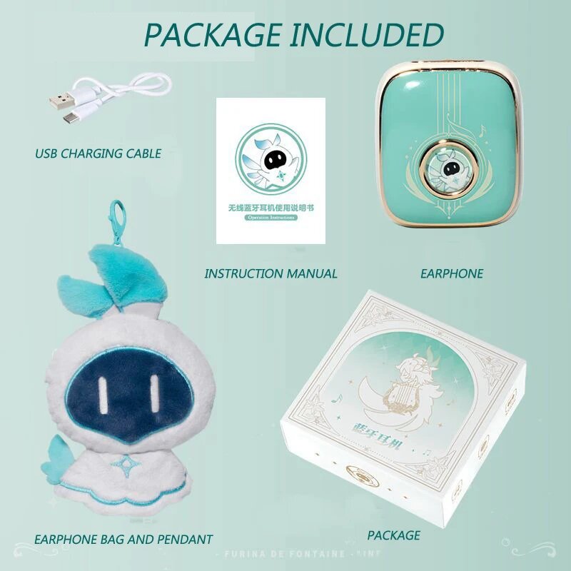 Беспроводные наушники Genshin Impact Venti XIAO Furina Venti