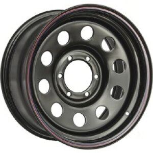 Стальной колесный диск Off-Road Wheels Ниссан Навара 8x16/6x114.3 D66 ET-10 Черный