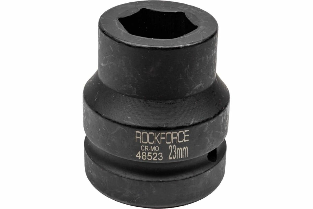 Головка торцевая 23мм 1" 6-гранная ударная L 58мм ROCKFORCE RF-48523