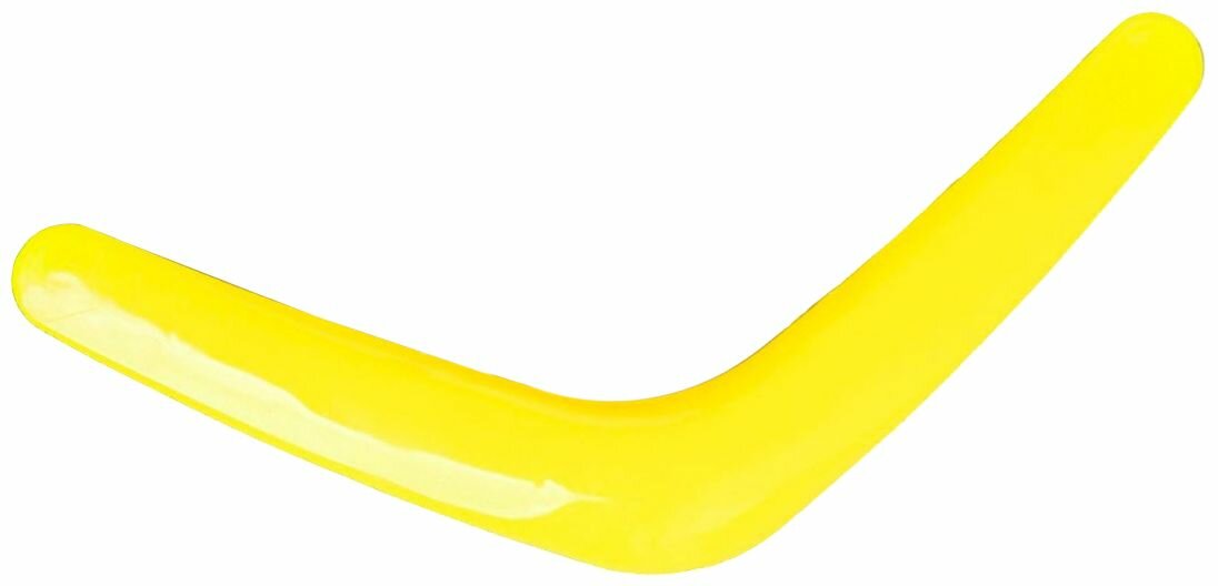 Бумеранг однотонный, детская летающая игрушка, для подвижных игр на улице и активного отдыха, цвета микс