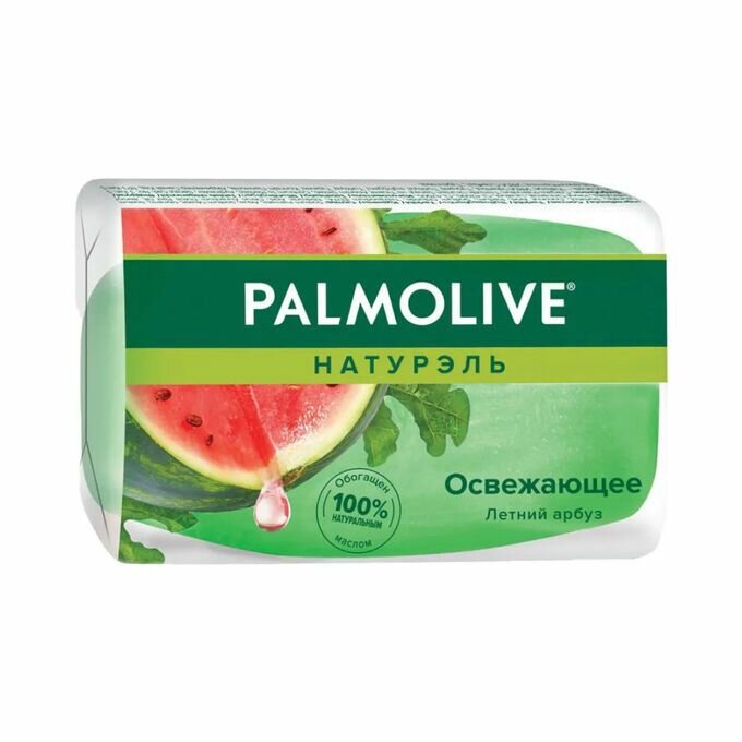 Palmolive Мыло для рук Освежающее с глицерином арбуз 90 гр/