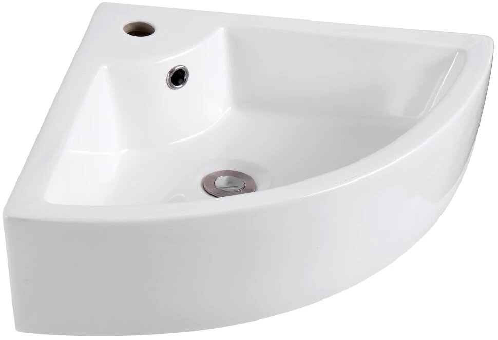 Раковина Aquatek AQ5166A-00 32,5x32,5 см, подвесная, угловая, белый