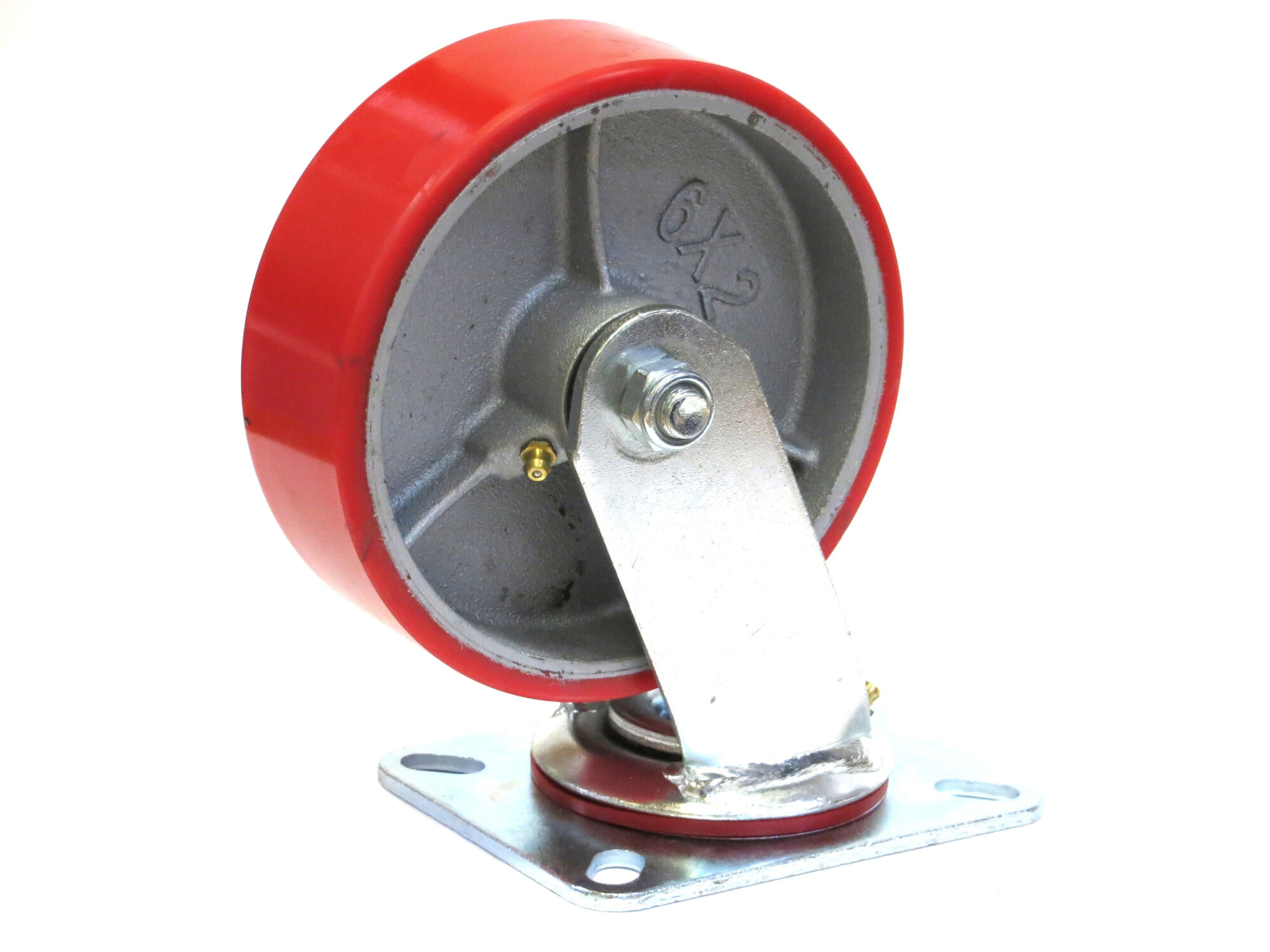 Колесо поворотное CAS SCp-63 (г/п 330кг, Ф 150мм), крепление платформа, игольчатый подшипник
