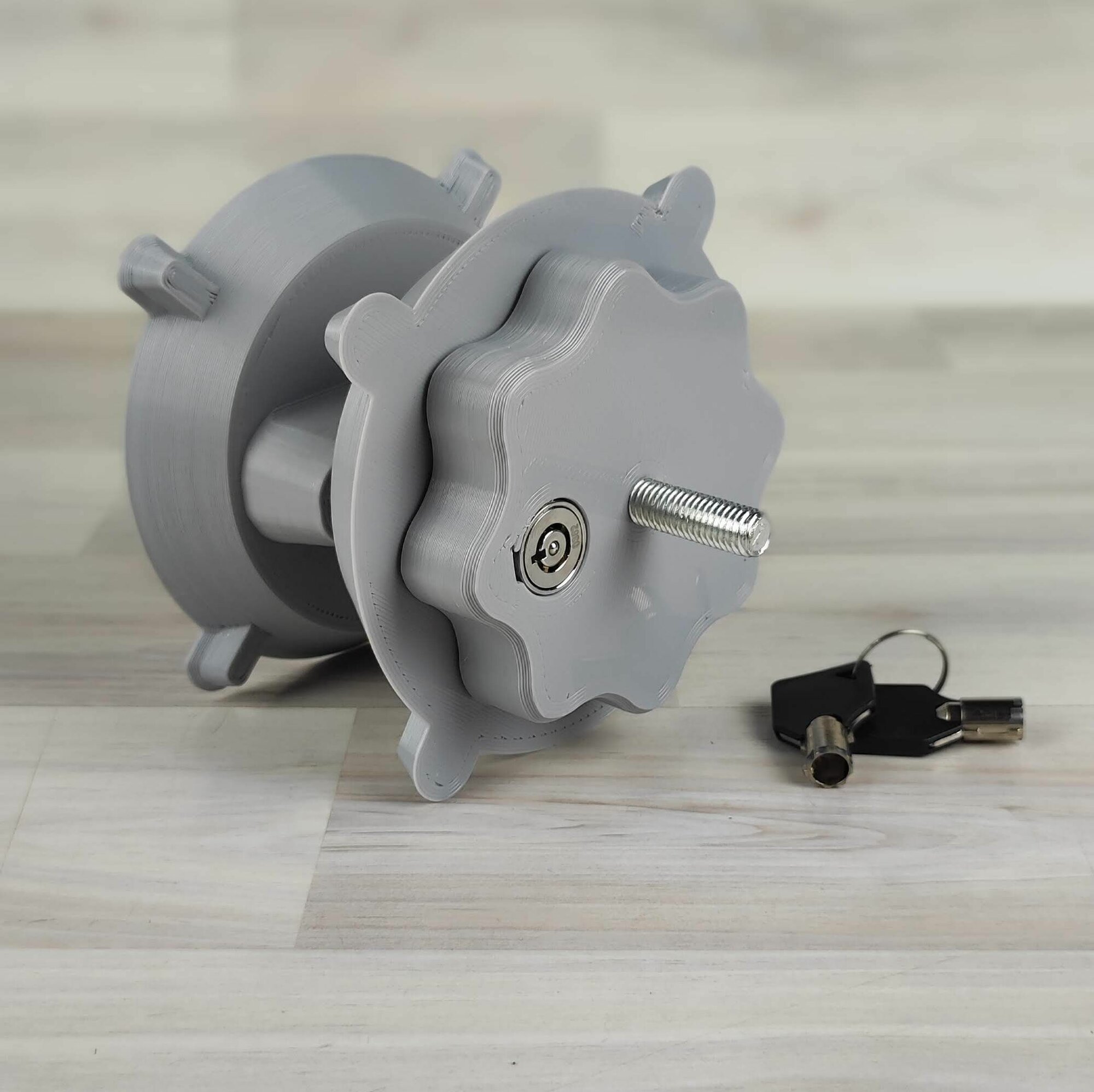 Крепление С замком для экспедиционной канистры "Экстрим+", PETG / 3D-печать, серый