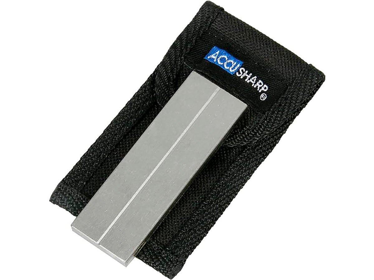 Камень Точильный Accusharp Diamond Pocket Stone (320/800) В Чехле