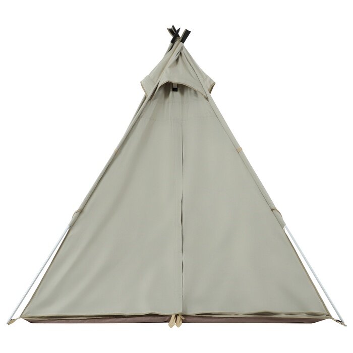 Палатка туристическая 3-местная maclay TUNDRA Cool 3, 200×200×180 см, кемпинговая, однослойная, бежевая