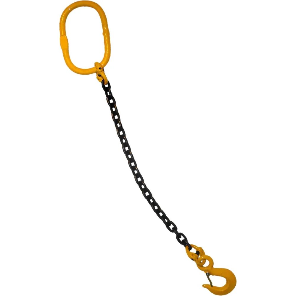 Одноветвевой цепной строп КанТраст 1СЦ 5.3 т, 2000 мм 1STS5302000 из высокопрочной стали для тяжёлых нагрузок