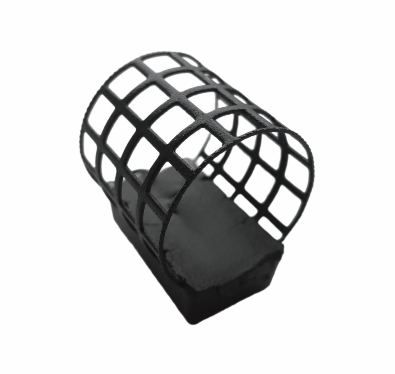 Кормушка круглая фидерная наперсток для зимней и летней рыбалки. 40 гр. Черная.