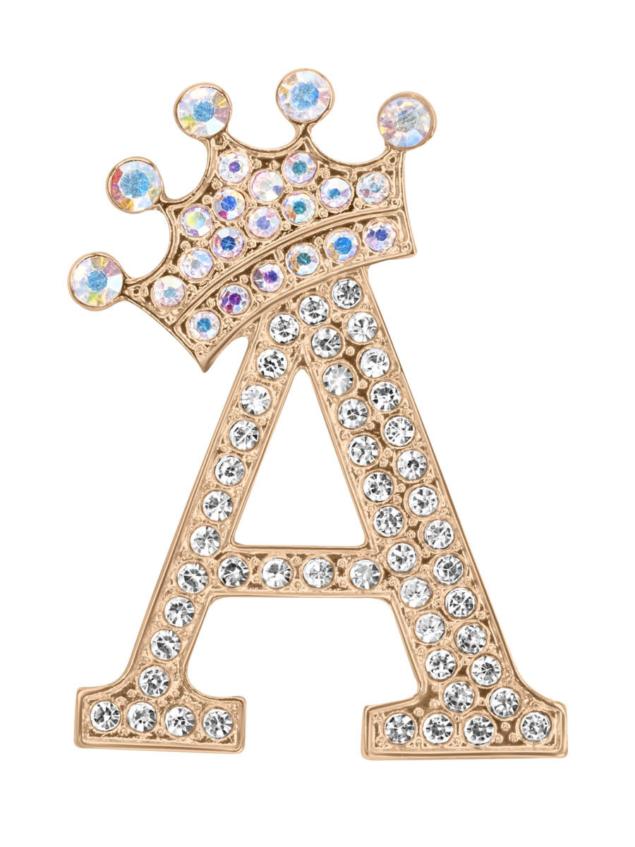 Брошь, стразы