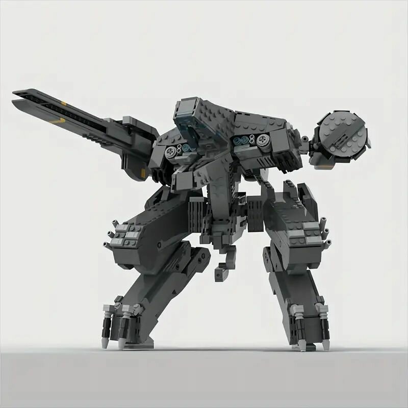 MOC-92620 боевой робот-механик, строительный блок, модель игрушки, украшение для рабочего стола (1883 шт.)