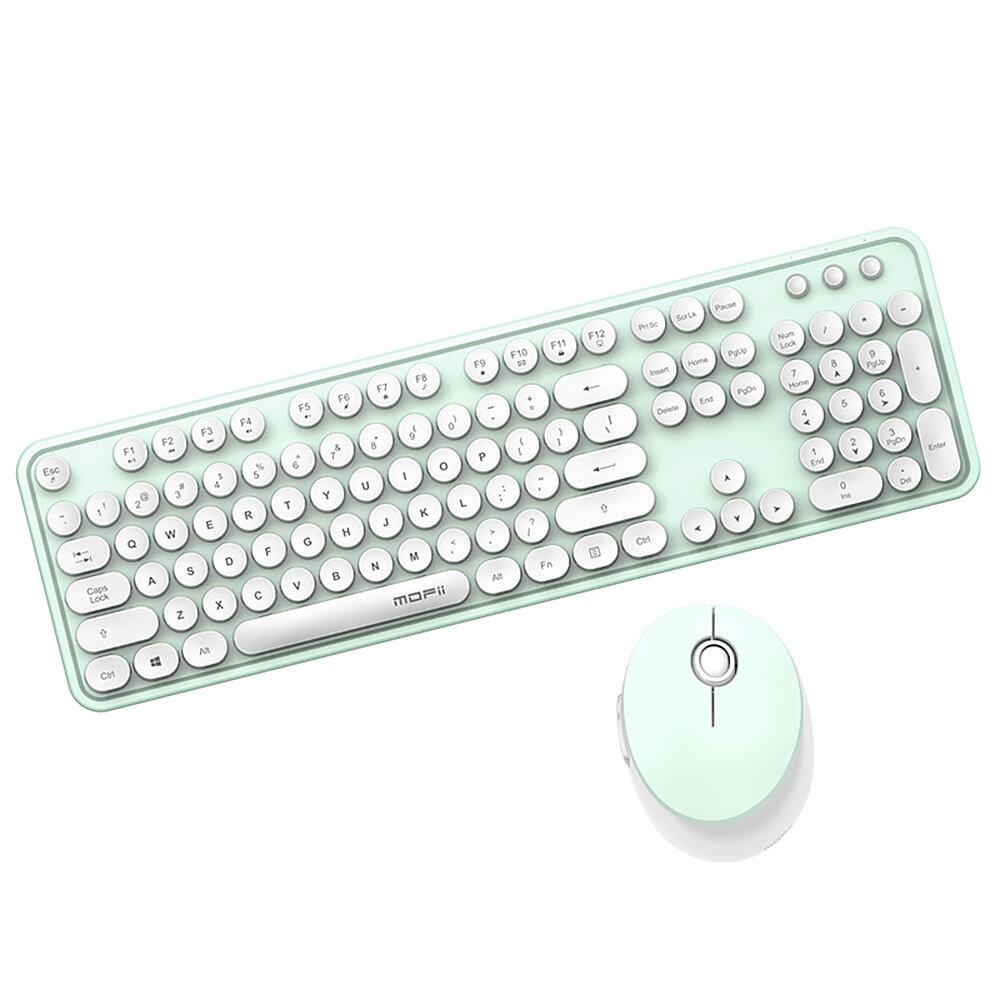 Mofii Sweet Keyboard Mouse Combo Pure Color 2.4G Беспроводная клавиатура Mouse