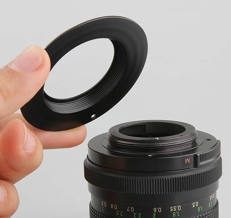 Переходник M42-Canon EOS для советских объективов - адаптер для ручной фокусировки на зеркальных камерах