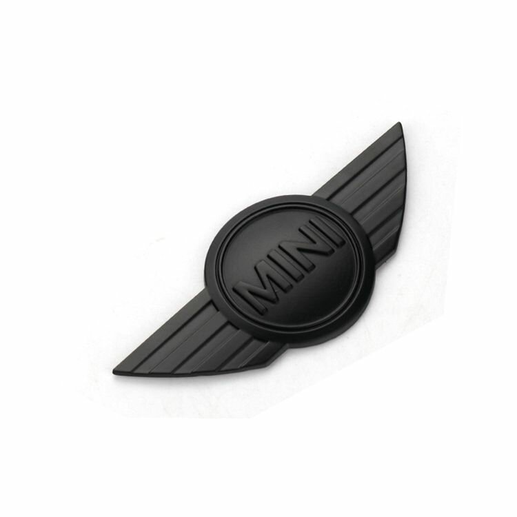 11.5cm логотип переднего капота MINI COOPER S, металлический наклейка заднего багажника R50 R52 R55 R56 R57 F55 F56 F57-черный