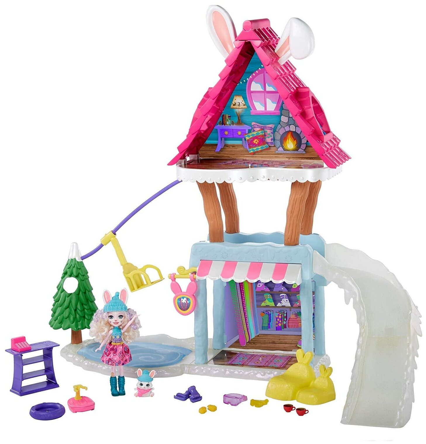 Игровой набор с куклой Шале в горах Mattel (Enchantimals GJX50)