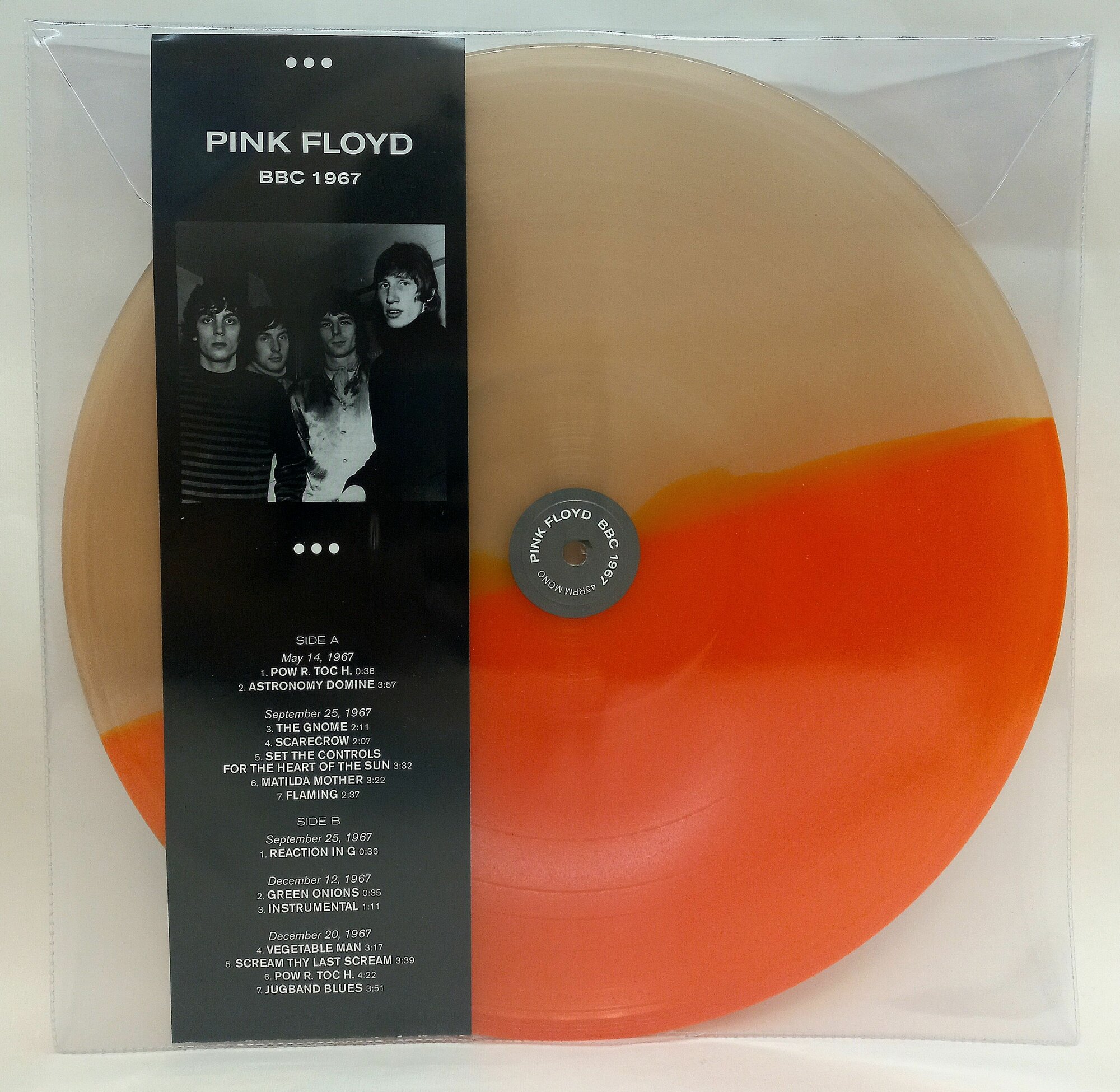 Pink Floyd - BBC 1967 (LP Clear Orange Split Vinyl) виниловая пластинка