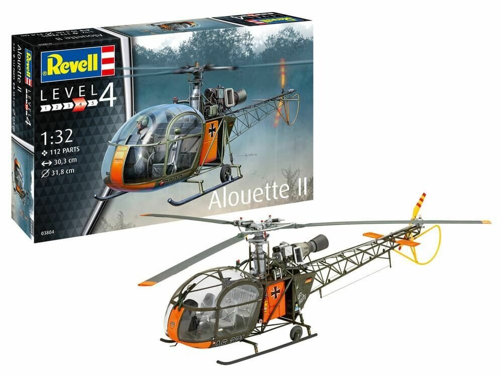 Модель для сборки Revell Alouette II набор для сборки, масштаб 1:32