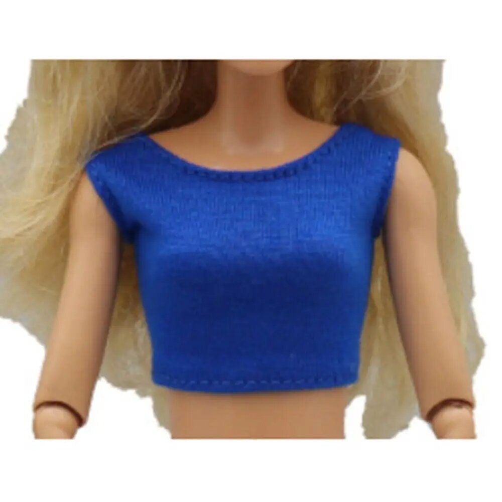 Кукольная футболка SIRENXI для кукол 1/6 Синий, 1