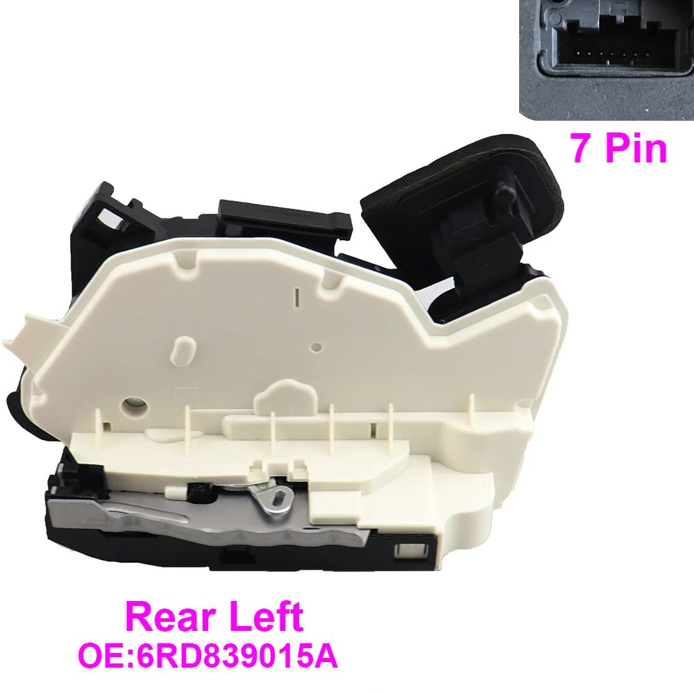 Привод замка двери, передний, задний, левый, правый, подходит для VW Jetta 6, Golf MK6, MK7, Passat B7, Polo, Skoda Yeti 2011, 2012, 2013, 14, 15-19 Rear Left