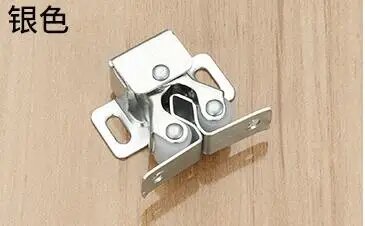 Стопоры для шкафов 4 шт. silver