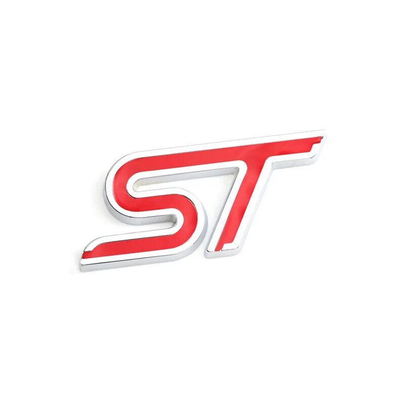 3D наклейка на автомобиль ST, эмблема, значок на переднюю решетку капота, наклейка для Ford ST, логотип Focus Fiesta Ecosport 2009-2015, Mondeo Focus2 Focus3 MK2