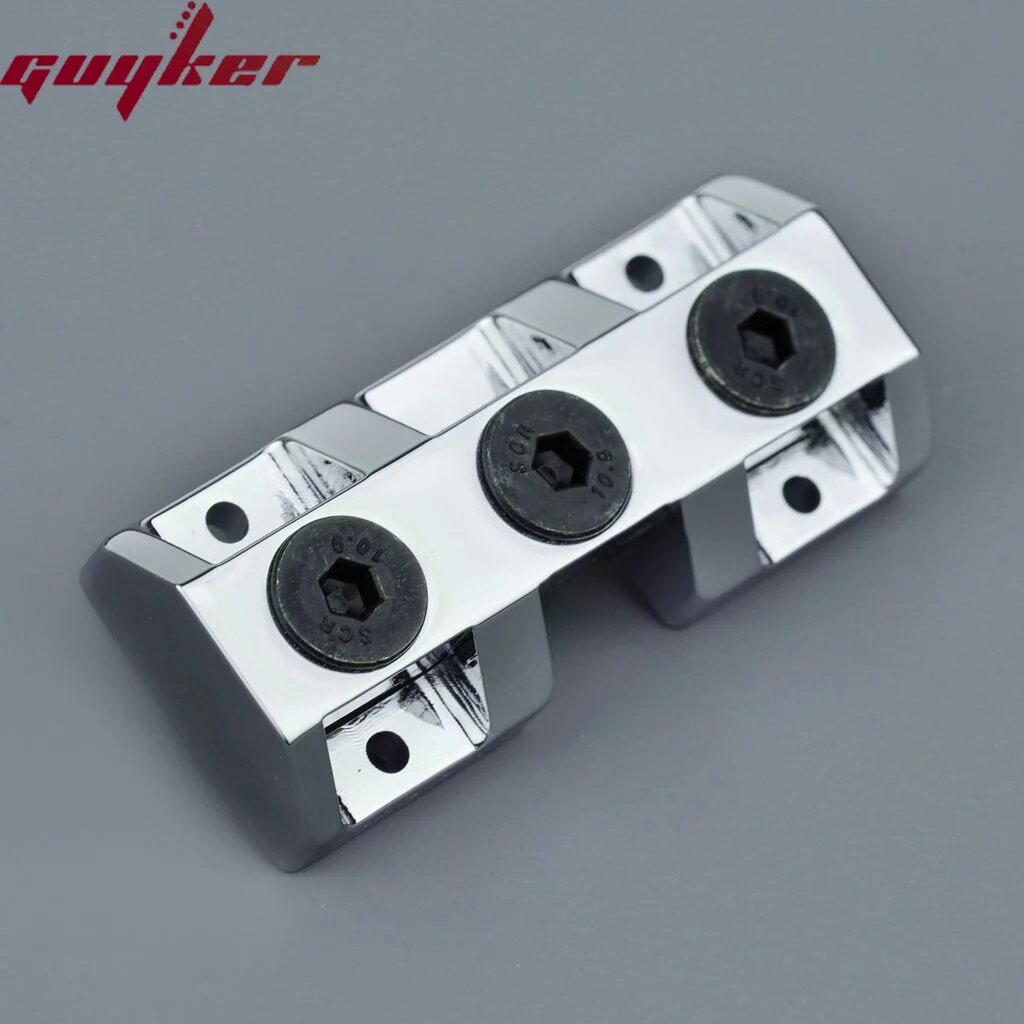 Стопорный зажим для гитары GUYKER String Lock черный хромированное золото CR