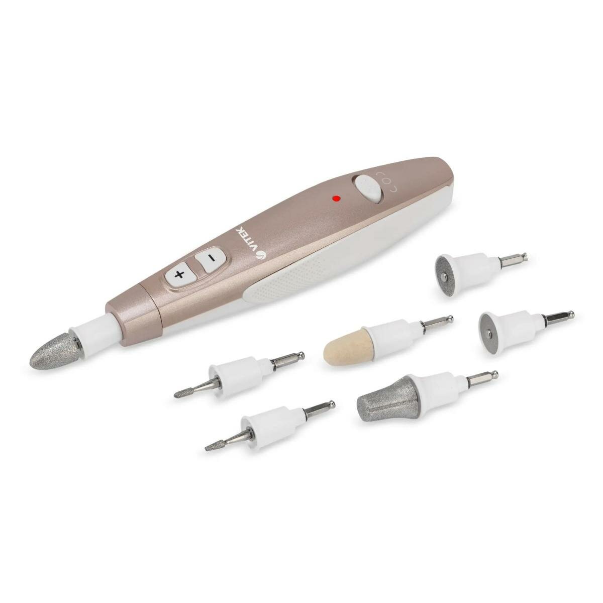 Набор для маникюра и педикюра Vitek VT-2214 золотистый/белый