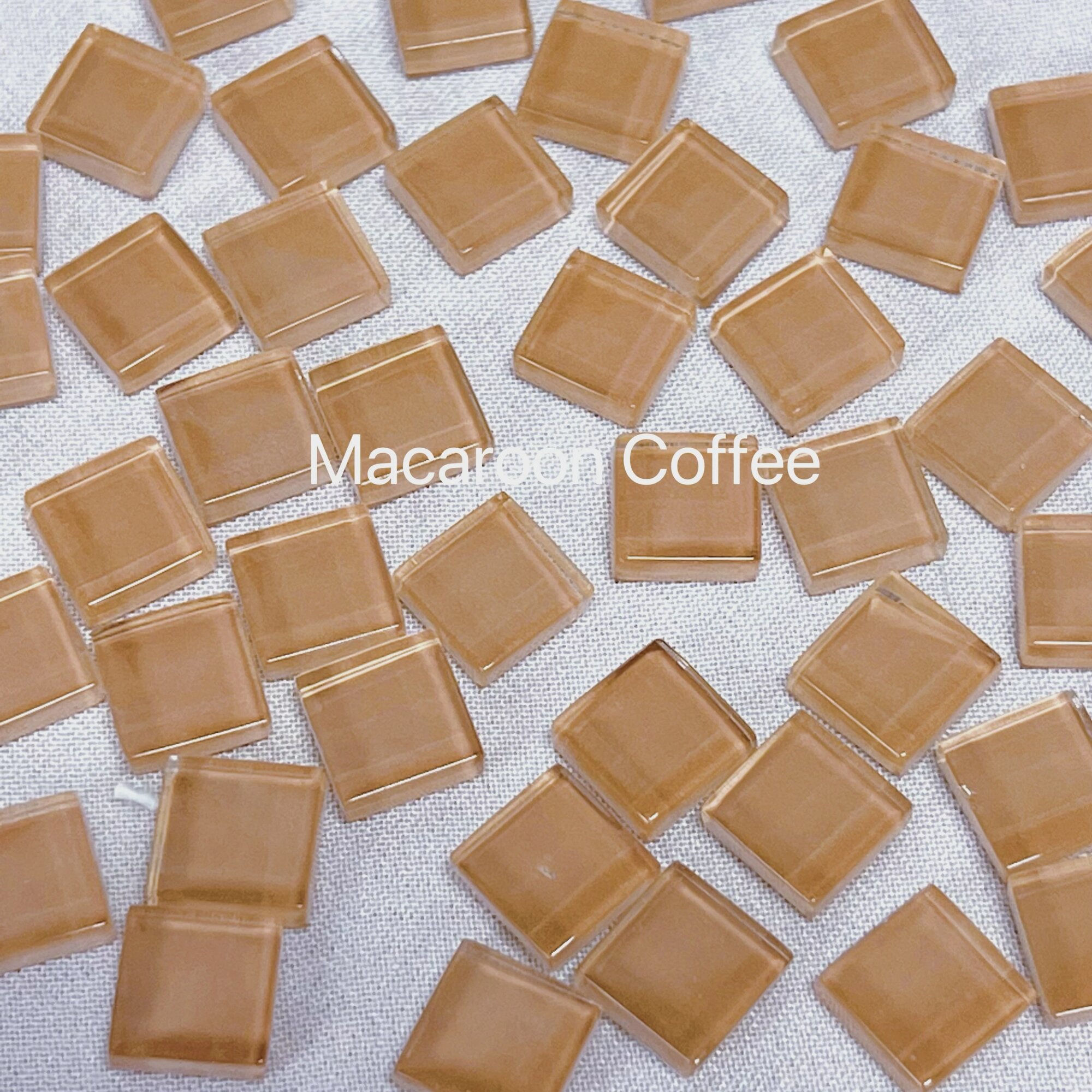 Керамическая мозаичная плитка для рукоделия 50 шт Коричневый, Macaroon Coffee