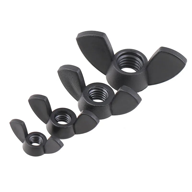 CLOXY Колпачковые гайки М3-М12 из нейлона M5 (20pcs), Black