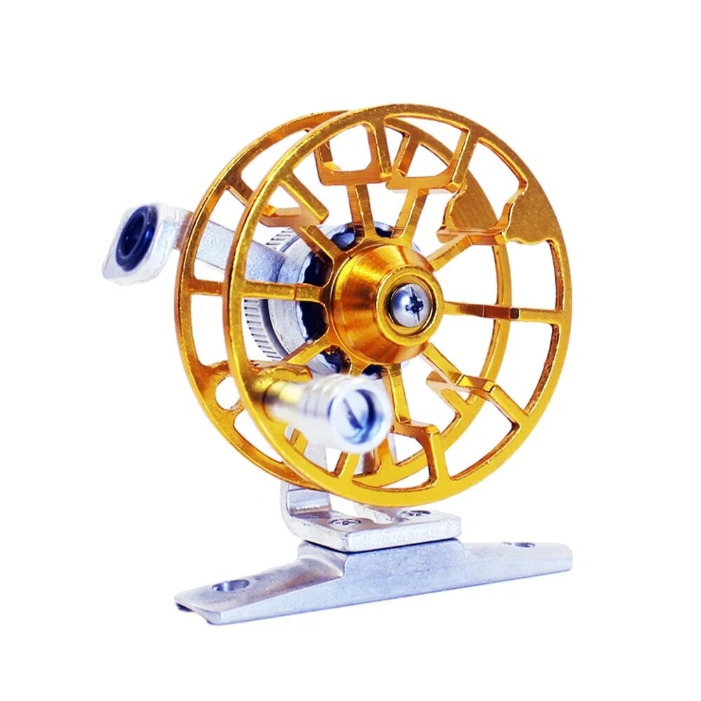 Металлическая троллинговая катушка Mini Private Gold