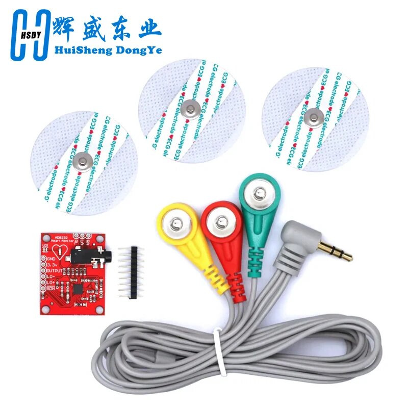 Датчик ЭКГ AD8232 для Arduino UNO R3