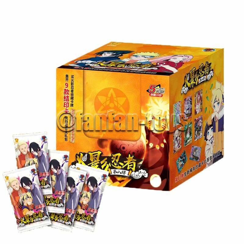 Коллекционные карточки Наруто Shippuden Какаши Bandai 5/25/100 шт 1 packs (5cards)