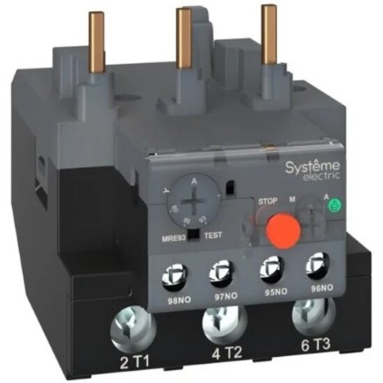 Реле перегрузки тепловое Systeme Electric (schneider Electric) MRE F93 63-80А класс10, MRE9380